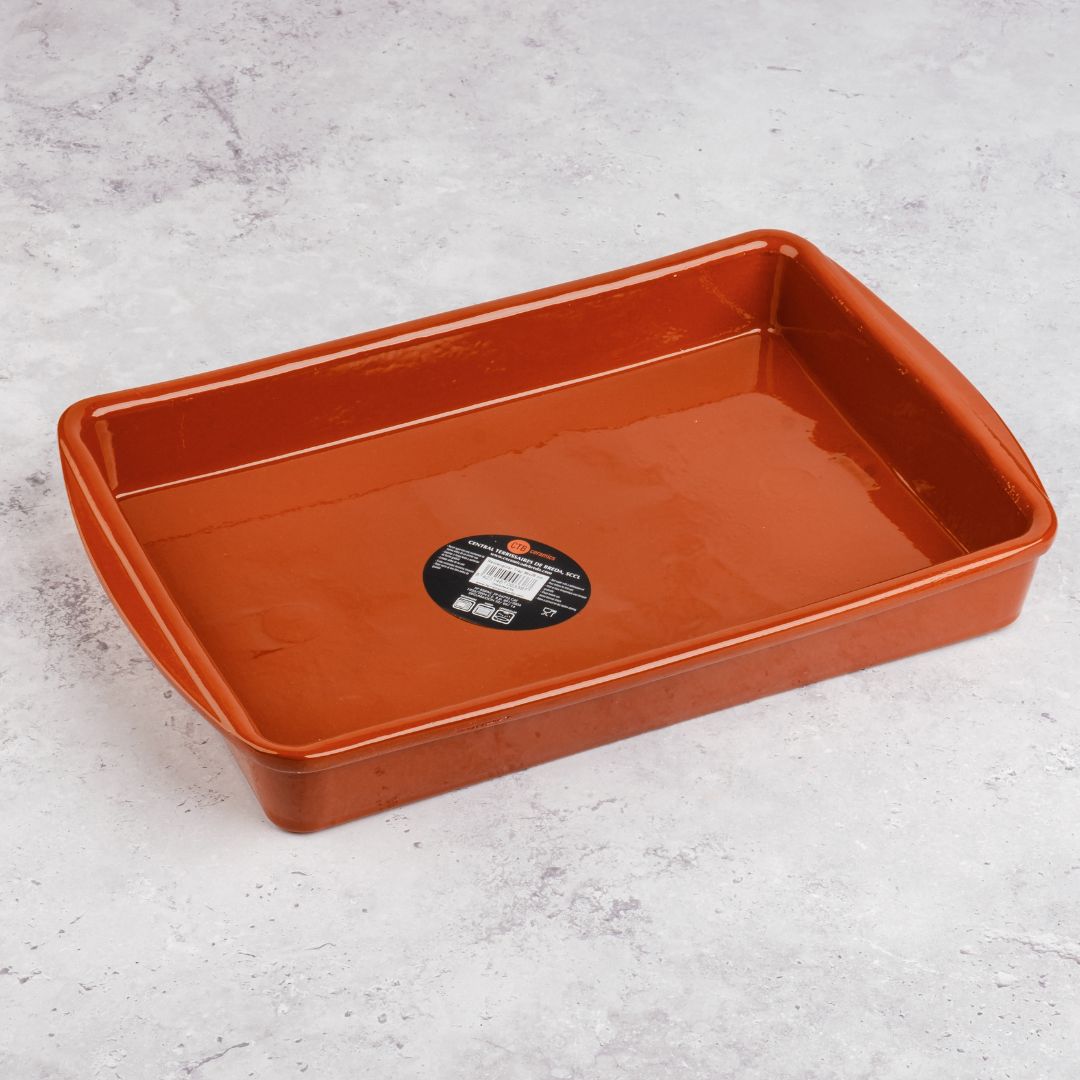 Orange Rectangular Tray (15 x 10 inch) – Terramar Imports