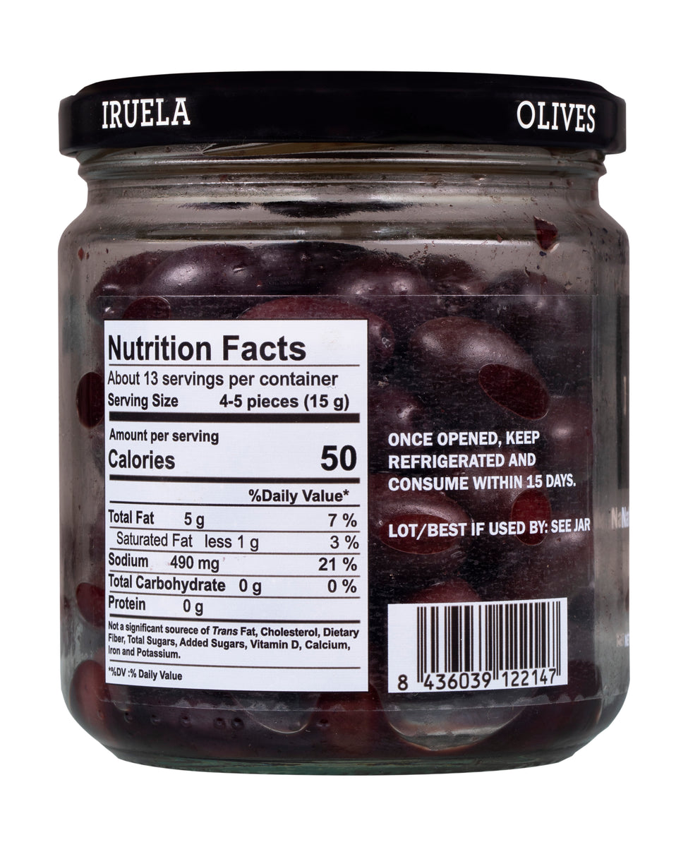 Natural Black Olives from Aragon Spain - 12.85 oz – Terramar Imports